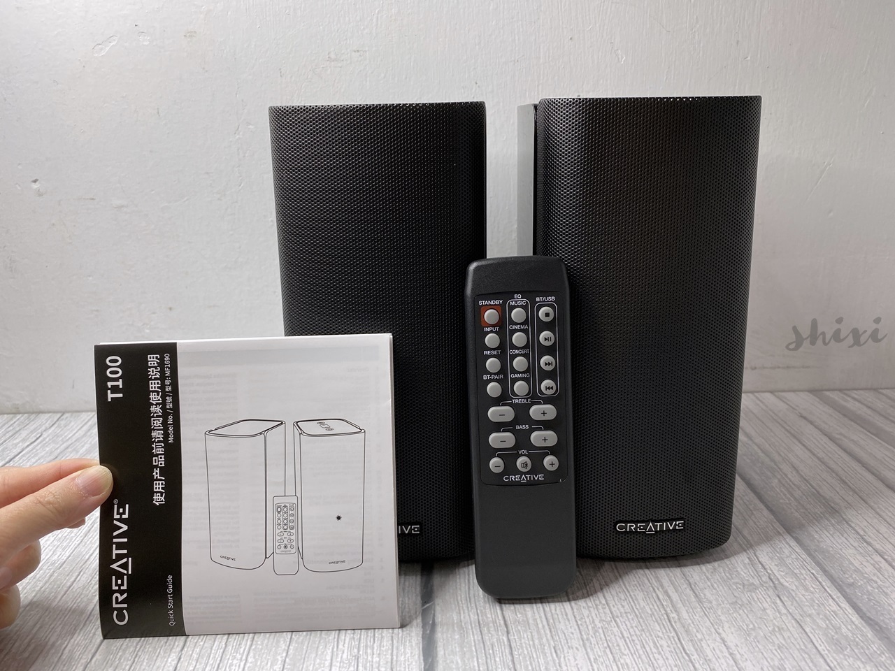 Creative T100 Hi-Fi 2.0 開箱 - ShixiNote